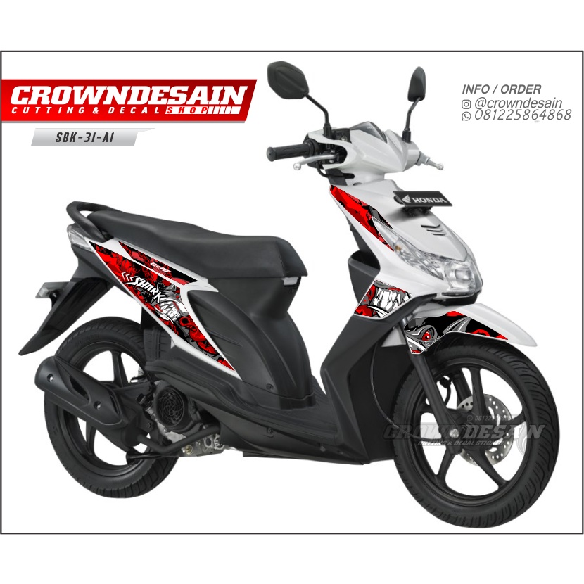 Jual Striping Stiker Beat Karbu 2013-2015,Variasi New Beat Karbu Semi ...