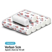 Jual KASA VERBAN GULUNG 4YARD x 5CM ISI 10 ROL / KASA PERBAN 5 CM ...
