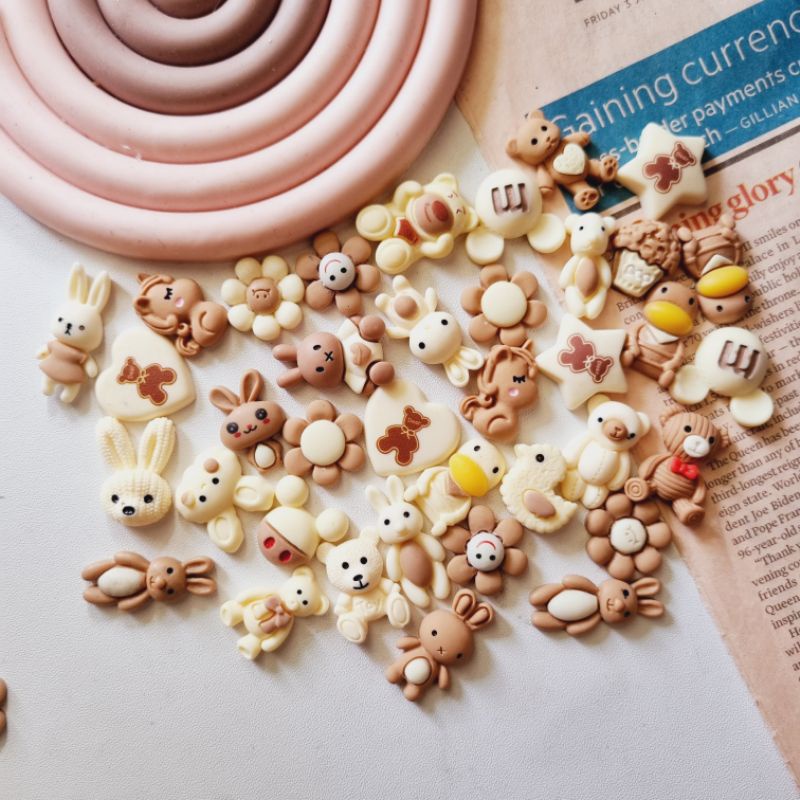 Jual Limitless - Clay Tempel Mixing Pastel Hiasan DIY Kartun Lucu Manik ...