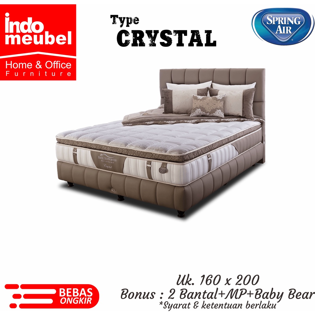 Jual KASUR SPRING AIR - TYPE CRYSTAL NEW - ORIGINAL - NYAMAN 160X200 ...