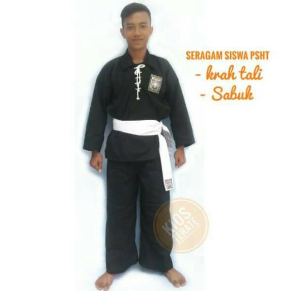Jual Seragam Silat Baju Silat PSHT Seragam Siswa SH Terate Krah Tali ...