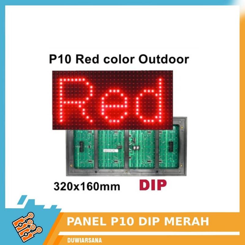 Jual PANEL LED P10 DIP MERAH OUTDOOR | Shopee Indonesia