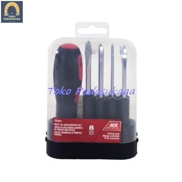 Jual Set 8 mata obeng berbagai ukuran dan jenis | Shopee Indonesia