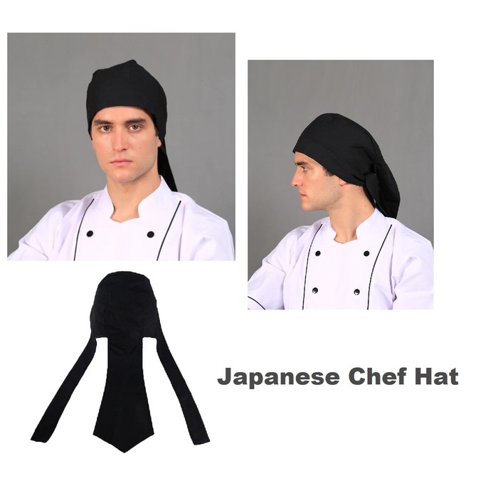Jual Sushi Japanese Style Chef Hat/Topi Koki ala Jepang | Shopee Indonesia