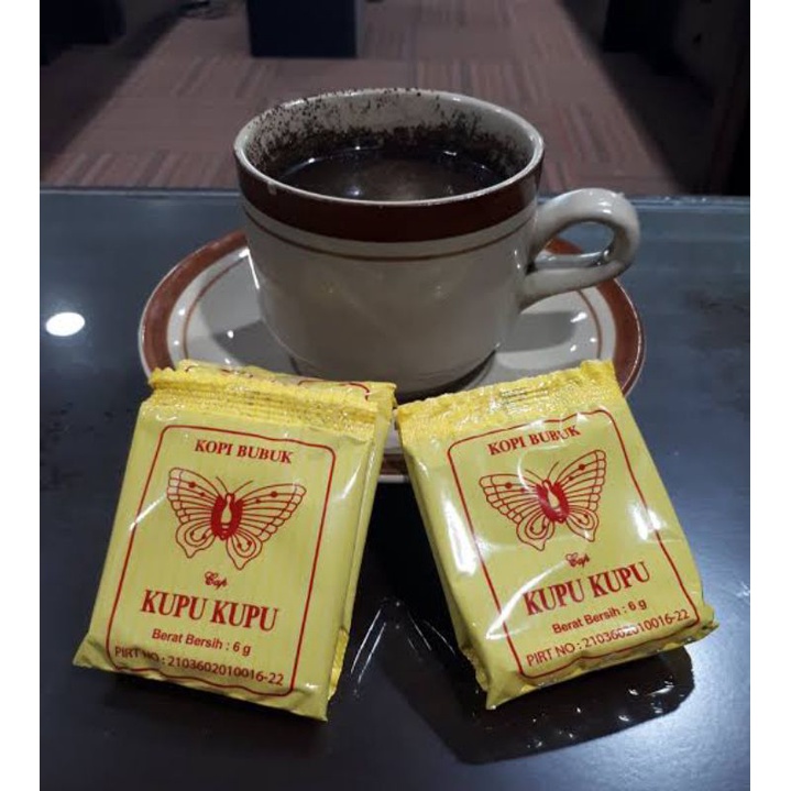 Jual KOPI HITAM CAP KUPU-KUPU KOPI HITAM ASLI (20 SACSET) | Shopee ...