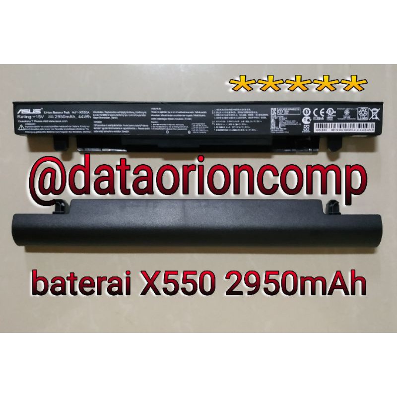 Jual Baterai battery asus A450 A550 X450 X550 X552 X450C X450CA A450C ...