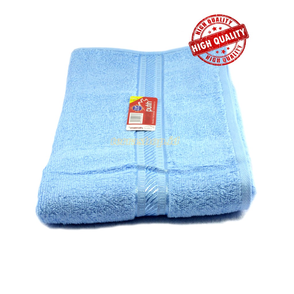 Jual Handuk Olahraga Merah Putih Warna Biru Size 30x70 | Shopee Indonesia