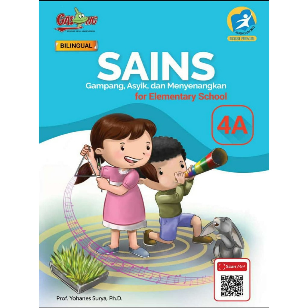 Jual BUKU SAINS GASING BILINGUAL K13 SD KELAS 4A Karangan Prof. Yohanes ...