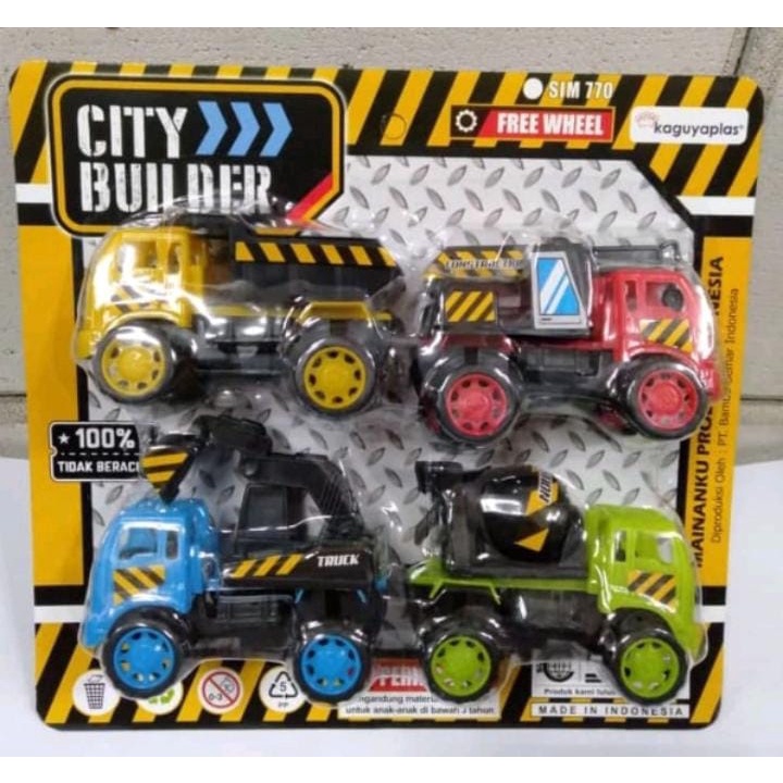 Jual Mainan Anak Laki Laki Mobil Konstruksi City Builder SIM 770FW ...