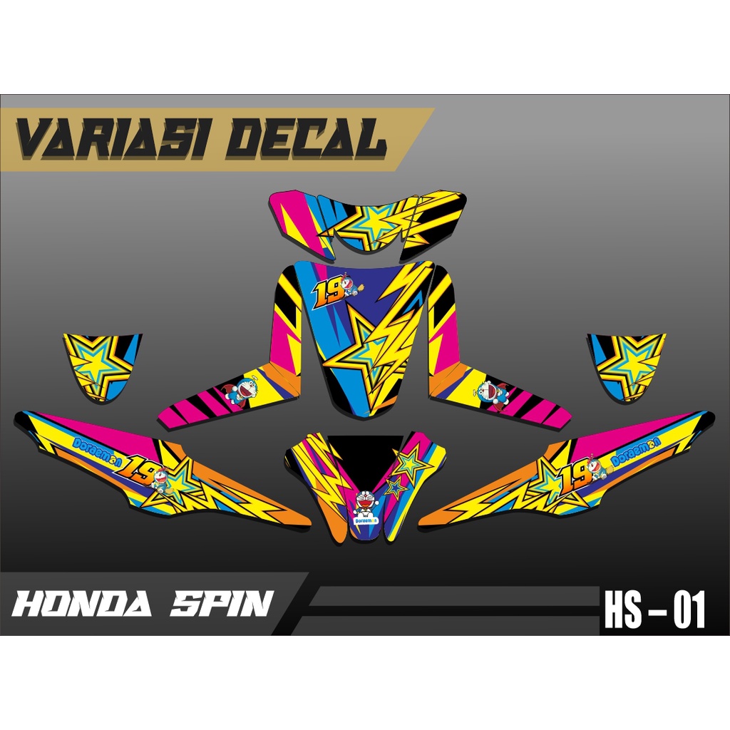 Jual Decal Spin 125 Full Body Stiker Spin 125 Full Body Dekal Spin 125 ...