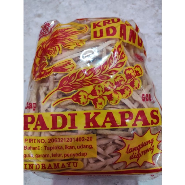 Jual Kerupuk Udang Sirian Cap Padi Kapas 500 Gram ( Varian Stik ...