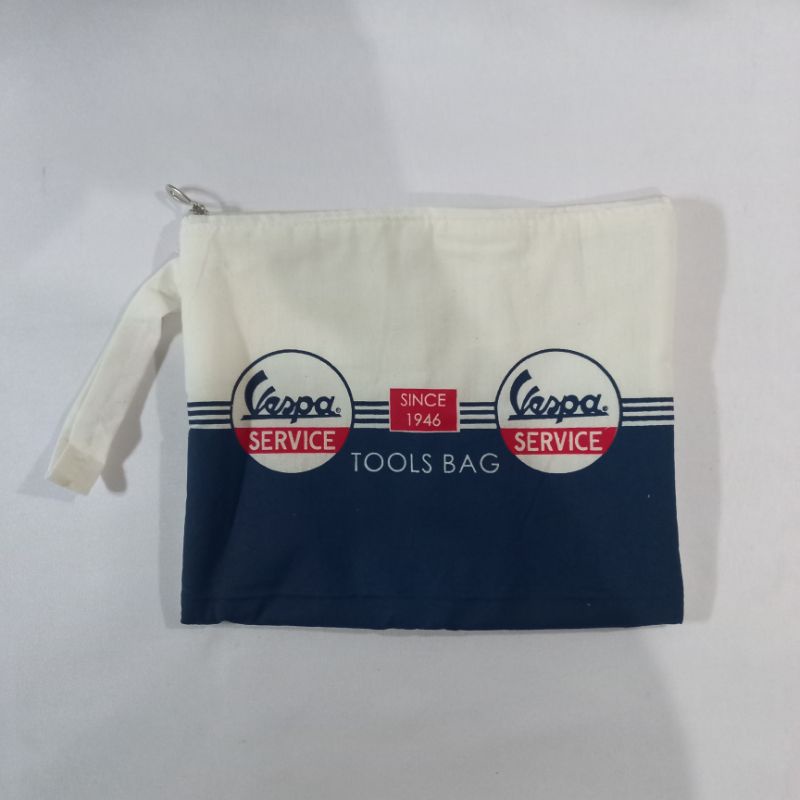 Jual TAS TOOLKIT VESPA SERVIZIO toolbag dompet kunci busi tool bag kit ...