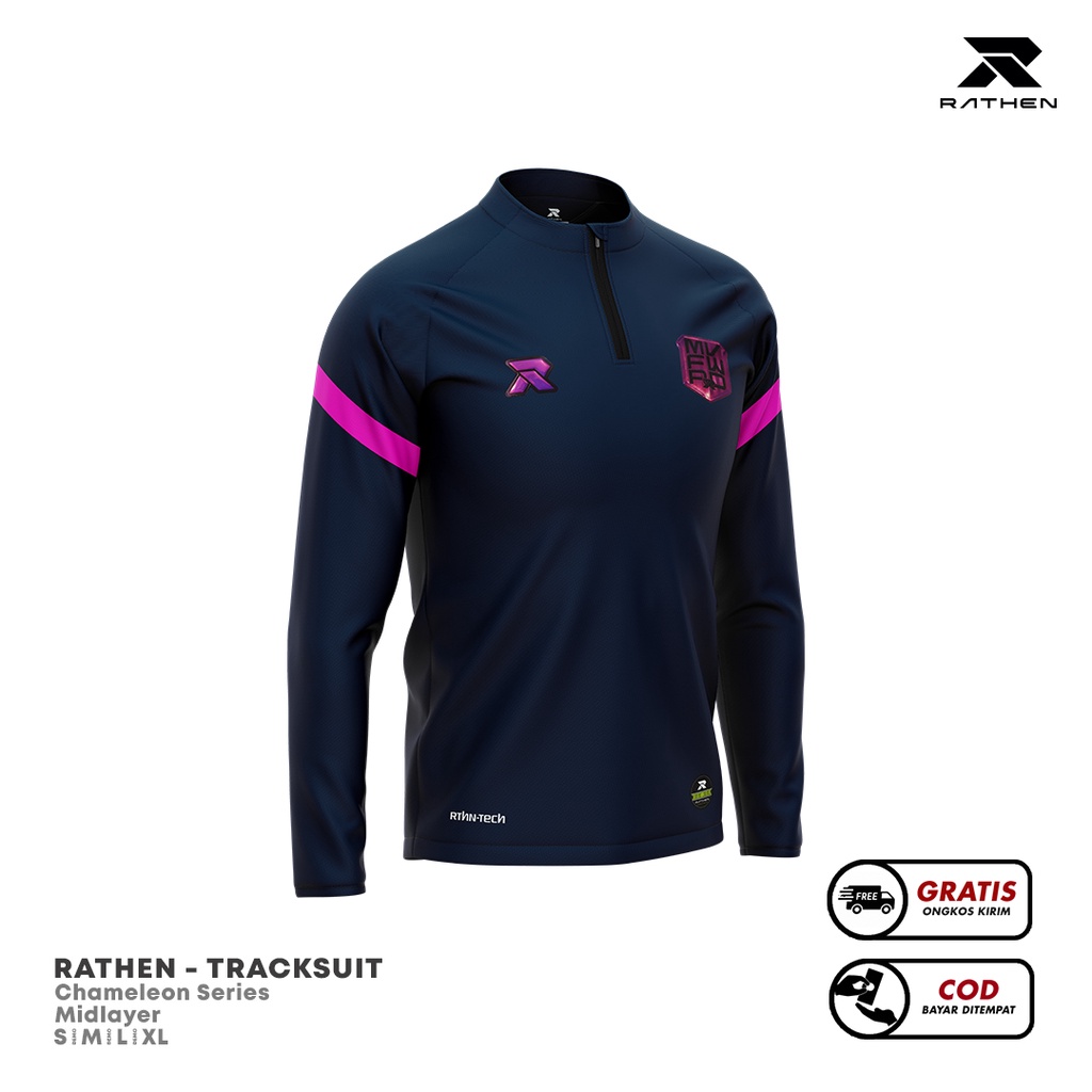 Jual RATHEN - Tracksuit Midlayer Moving Forward Chameleon | Shopee ...