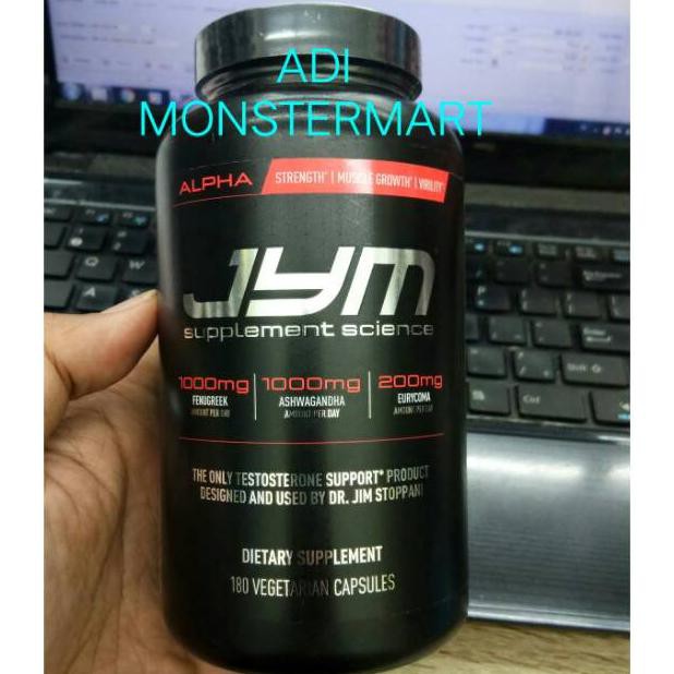Jual PROMO ALPHA JYM 180 CAPSULES - TESTOSTERON JYM | Shopee Indonesia