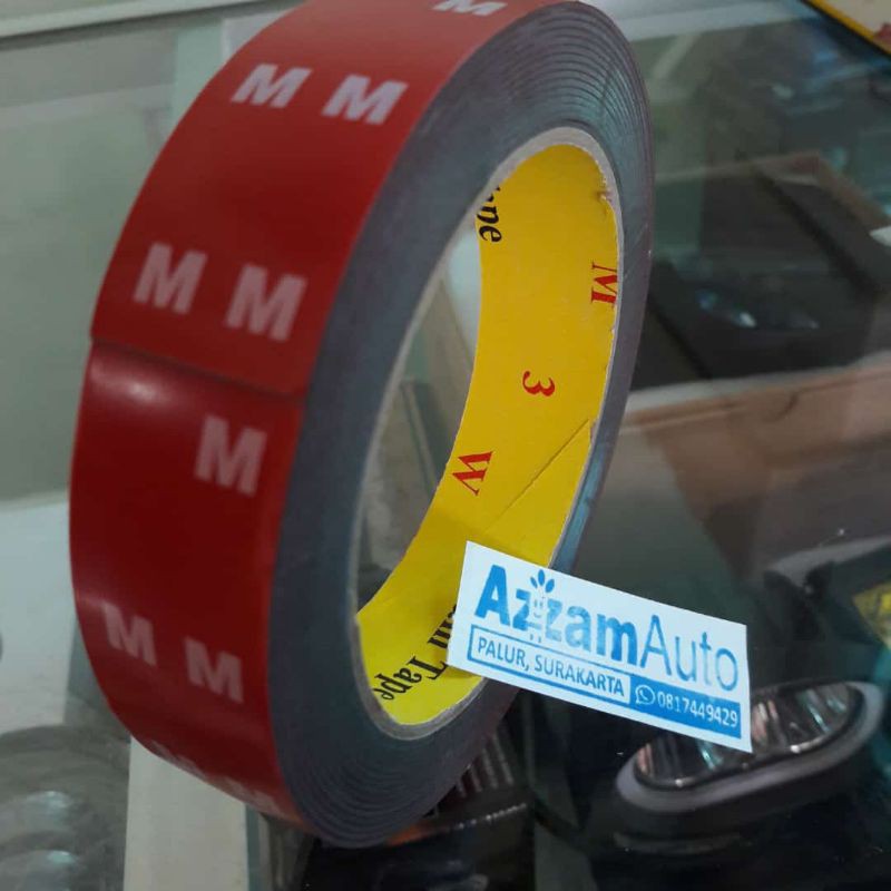 Jual PEREKAT 3 M MERAH DAN PUTIH FOAM | Shopee Indonesia