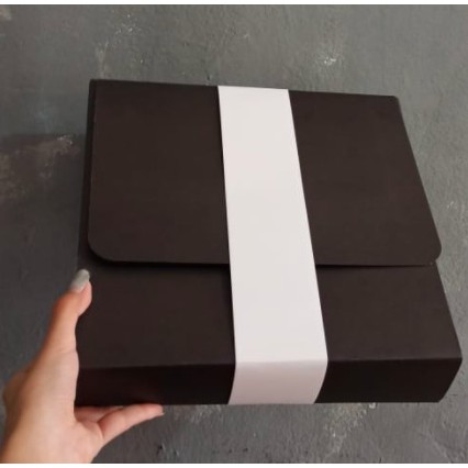 Jual packagetalk - BOX CLOTHING HITAM WITH SLEEVE siap pakai cocok ...