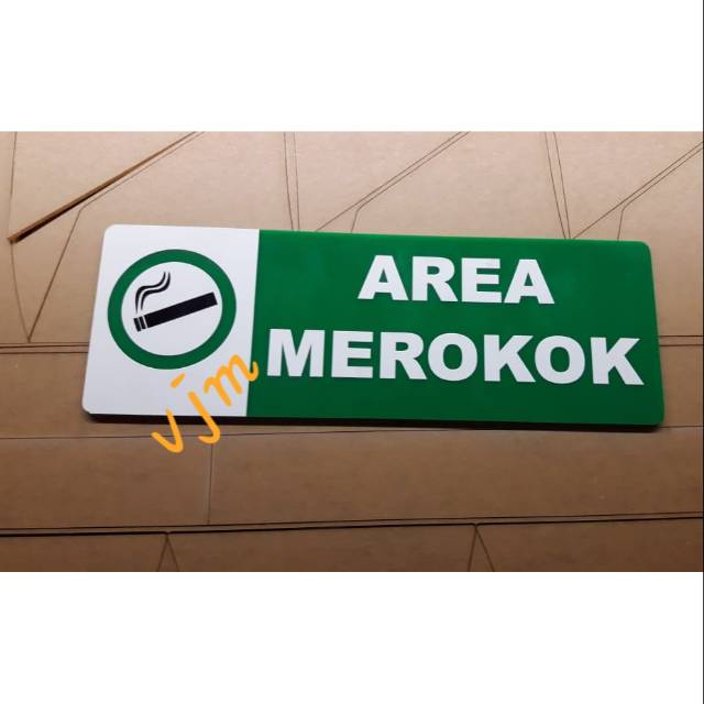 Jual Acrylic Papan (AREA MEROKOK) | Shopee Indonesia