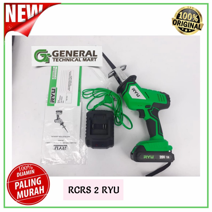 Jual Cordless Reciprocating Saw Mesin gergaji baterai 20V RCRS2 RCRS 2 ...