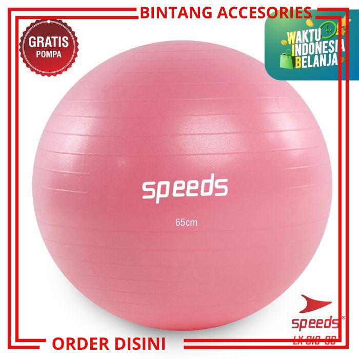 Jual W051 ALAT SENAM GYMBALL 65CM BOLA YOGA ALAT GYM ALAT OLAH RAGA ...