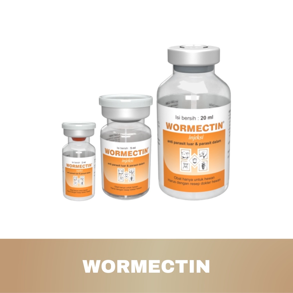 Jual WORMECTIN OBAT ANTI PARASIT LUAR DALAM SCABIES GUDIK CACING KUTU ...