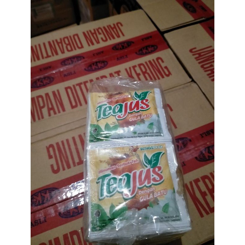 Jual TEH JUS ISI 60 SACHET ,PER PACK | Shopee Indonesia