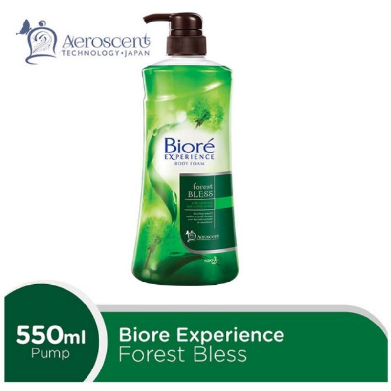 Jual Biore Pump Forest Bless Body Foam [550 mL] | Shopee Indonesia