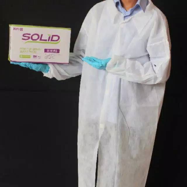 Jual APD Gown / Jas lab / Jas laboratorium / Jas Disposable Free Masker ...