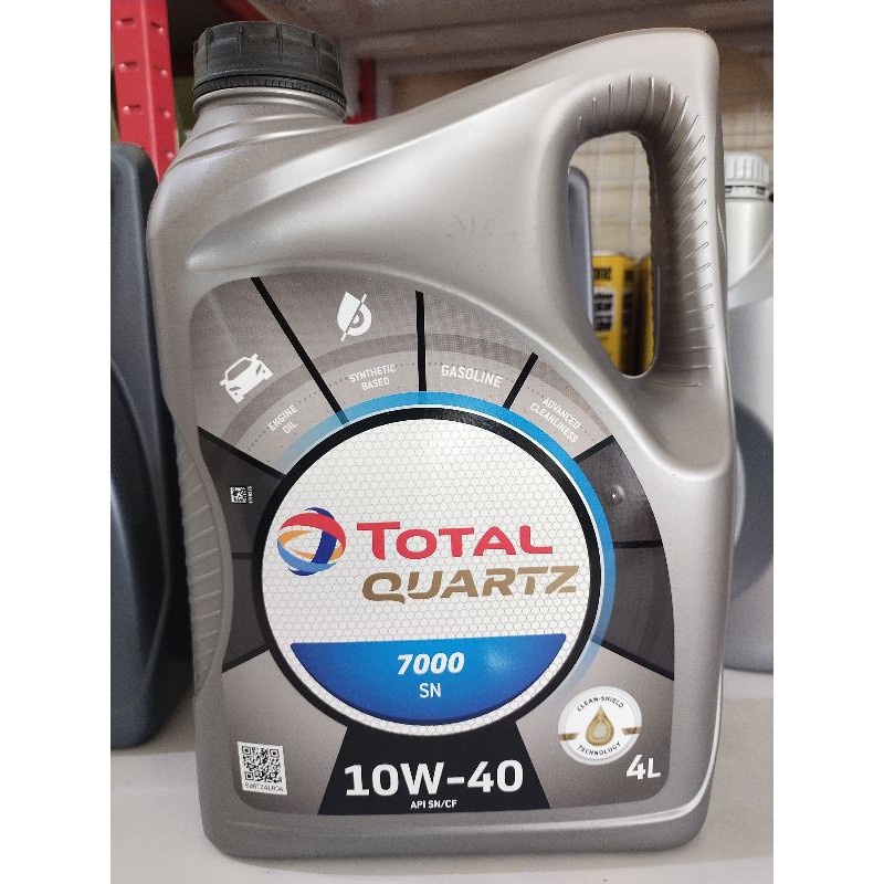 Jual Oli Total Sae 10W-40 4000 Ml / 4 Liter | Shopee Indonesia
