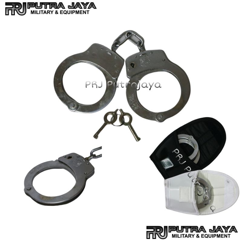 Jual Borgol Tangan / Handcuff / Borgol Security Satpam Polri | Shopee ...