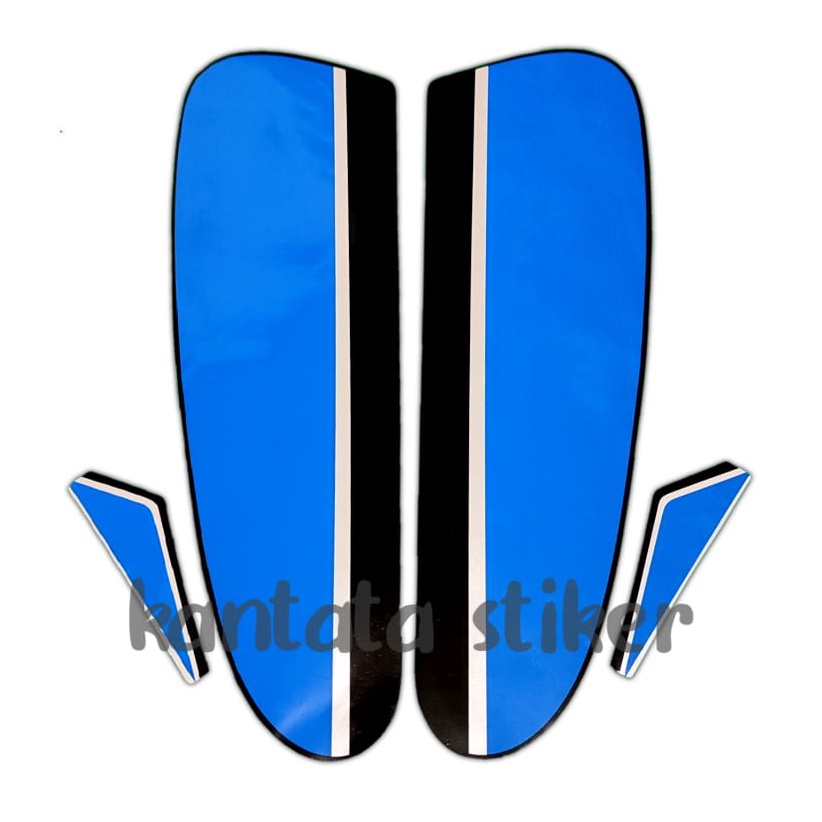 Jual stiker striping motor honda cb gelatik biru | Shopee Indonesia