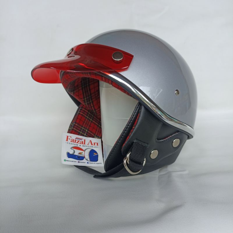 Jual Helm Chip Vintage Chips Model Japan | Shopee Indonesia