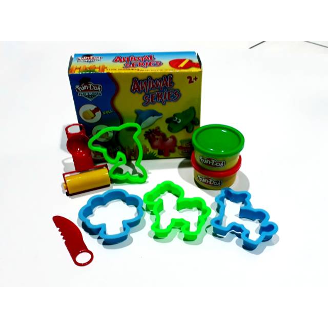 Jual Fun Doh Cetak Animal Series / LILIN MAINAN ANAK MERK FUN DOH DAN ...