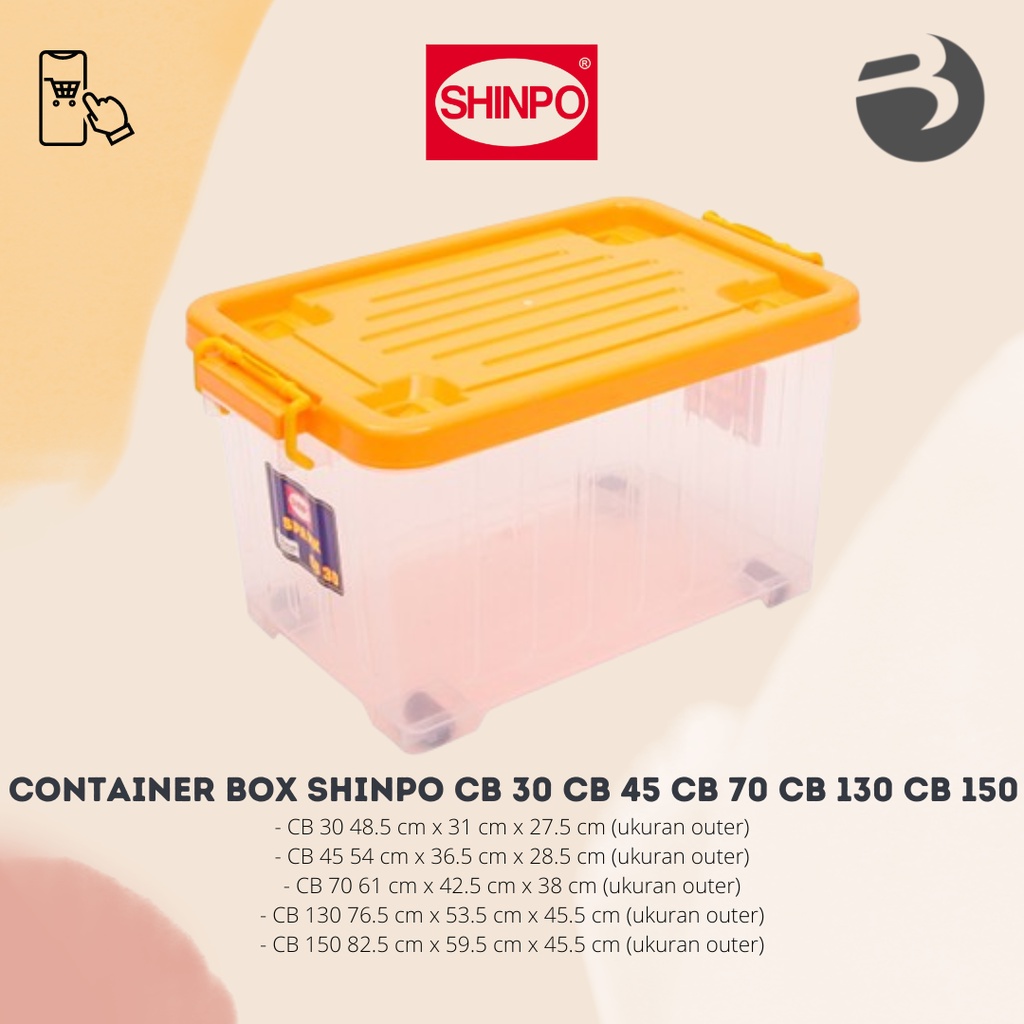 Jual CONTAINER BOX SPARK SHINPO CB18 CB 30 CB 45 CB 70 CB 130 CB 150 ...