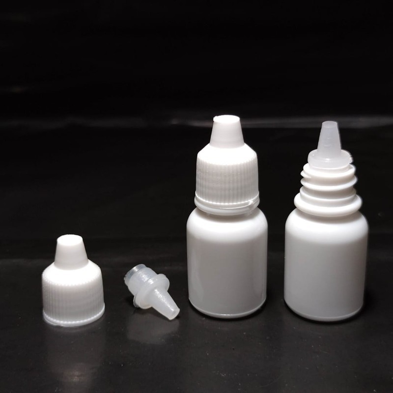 Jual CC LDPE botol tetes 10 ml GENDUT POLOS LANCIP plastik putih ...