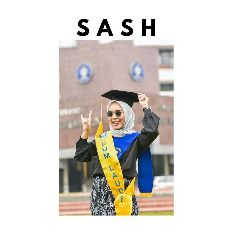 Jual Sash/Slempang Cumlaude WISUDA IPB Specialgiftbyrudi | Shopee Indonesia