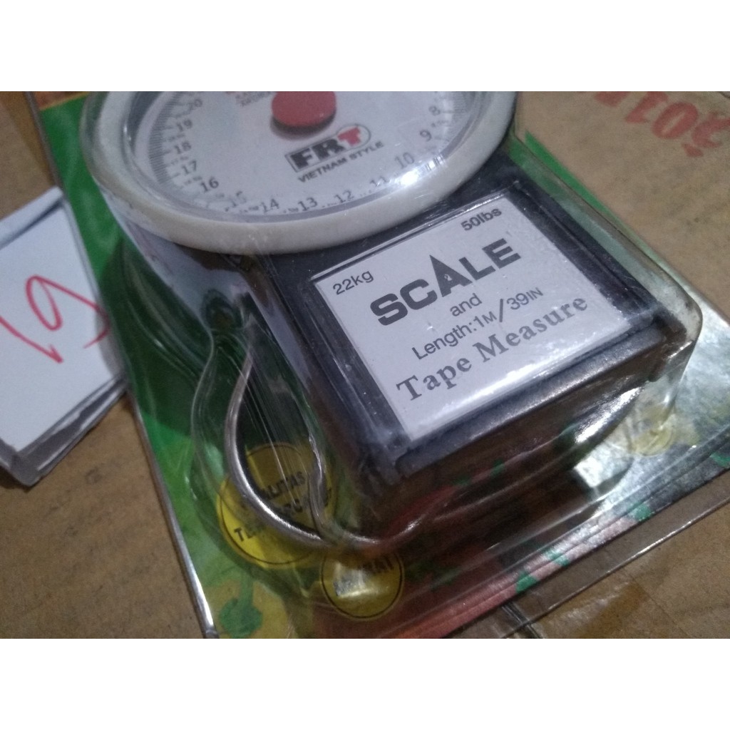 Jual timbangan gantung 22 kg hanging scales alat ukur berat barang FRT ...