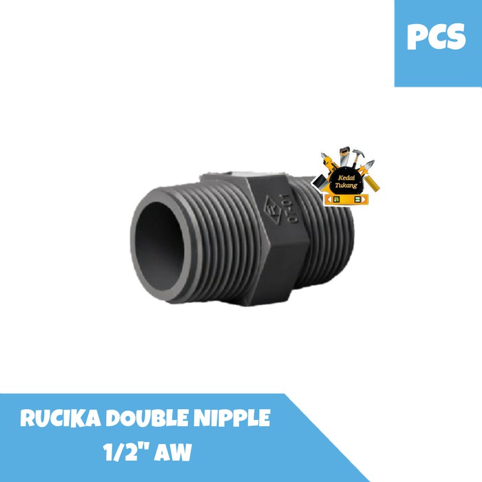 Jual KEDAI TUKANG - RUCIKA Double Nipple 1/2" inch AW / Dobel Nepel Drat Luar | Shopee Indonesia