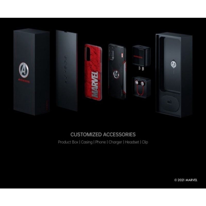 Jual OPPO Reno5 Marvel Edition 8GB/128GB - Hitam (garansi panjang dan ...