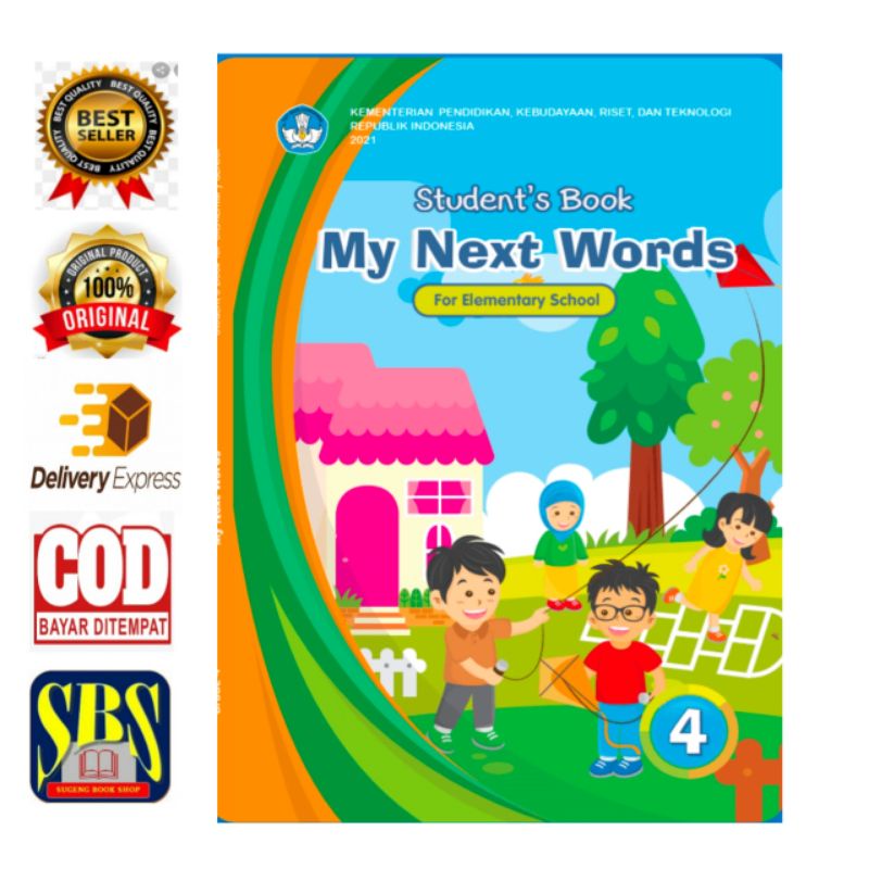 Jual BUKU SISWA BAHASA INGGRIS UNTUK SD KELAS 4 STUDENT'S BOOK MY NEXT WORDS FOR ELEMENTARY ...