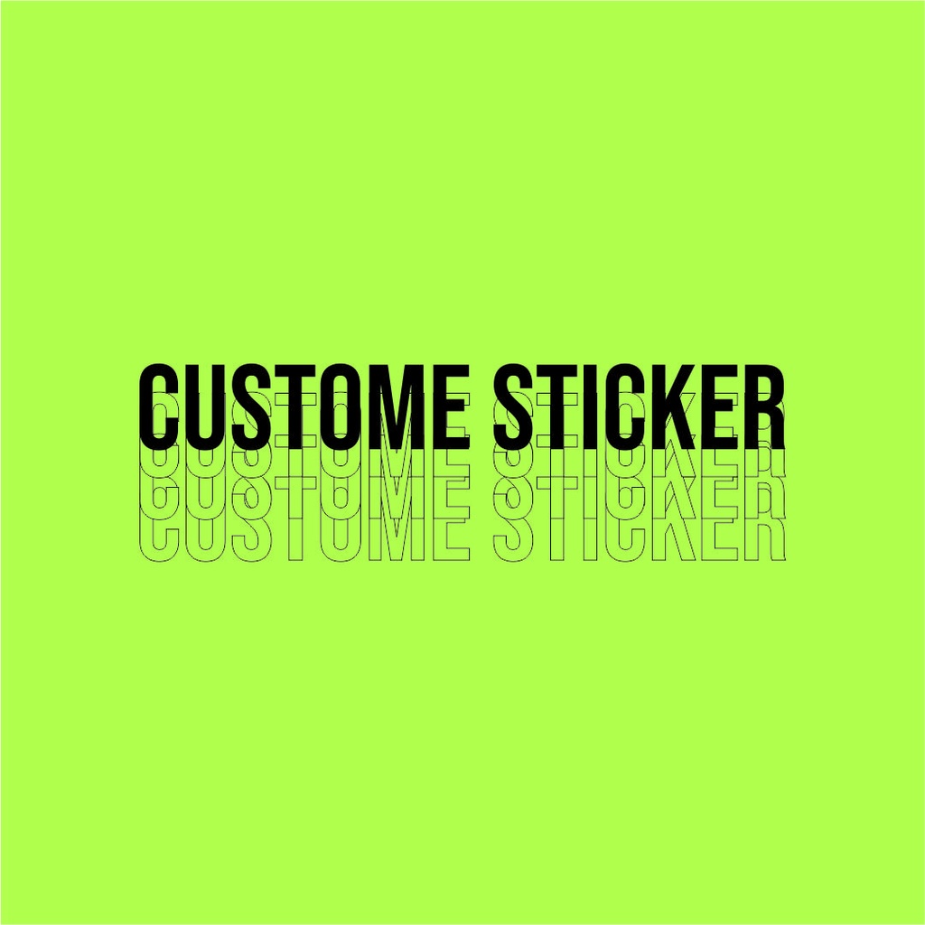 Jual Custome sticker sticker tumblr sticker laptop stiker custome suka ...
