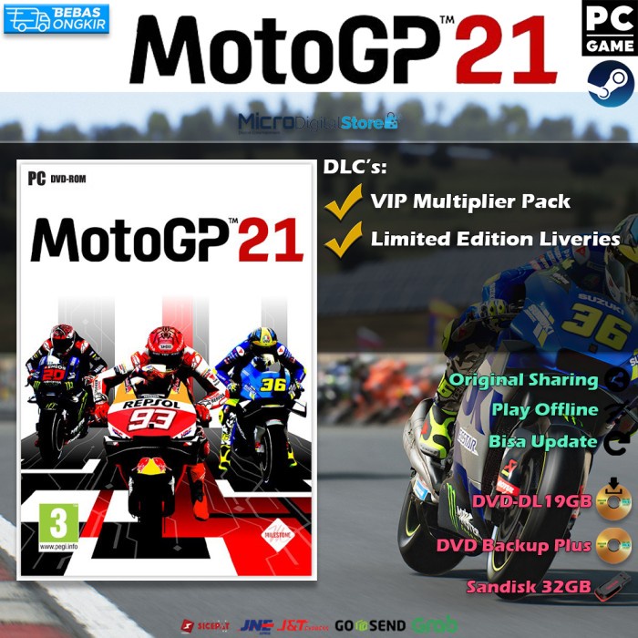 Jual MotoGP 21 Motogp21 PC Original - DVD-DL19GB | Shopee Indonesia