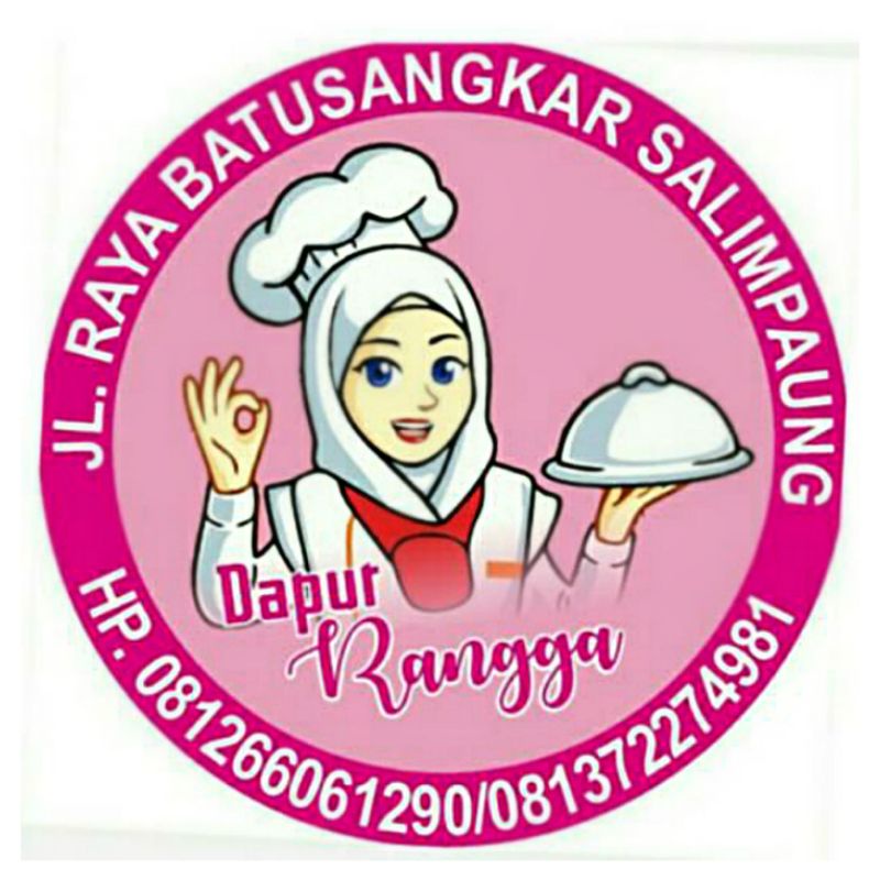 Jual STICKER MAKANAN/STICKER CATHERING/STICKER DAPUR KOKI PINK | Shopee ...