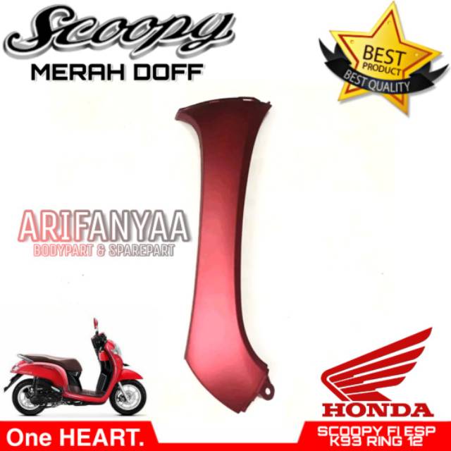 Jual Sayap Tebeng Kiri Scoopy Fi Esp K93 Merah Doff Matte Red | Shopee ...