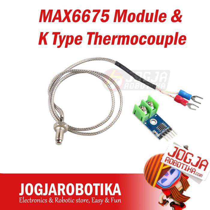 Jual MAX6675 Module + K Type Thermocouple | Shopee Indonesia