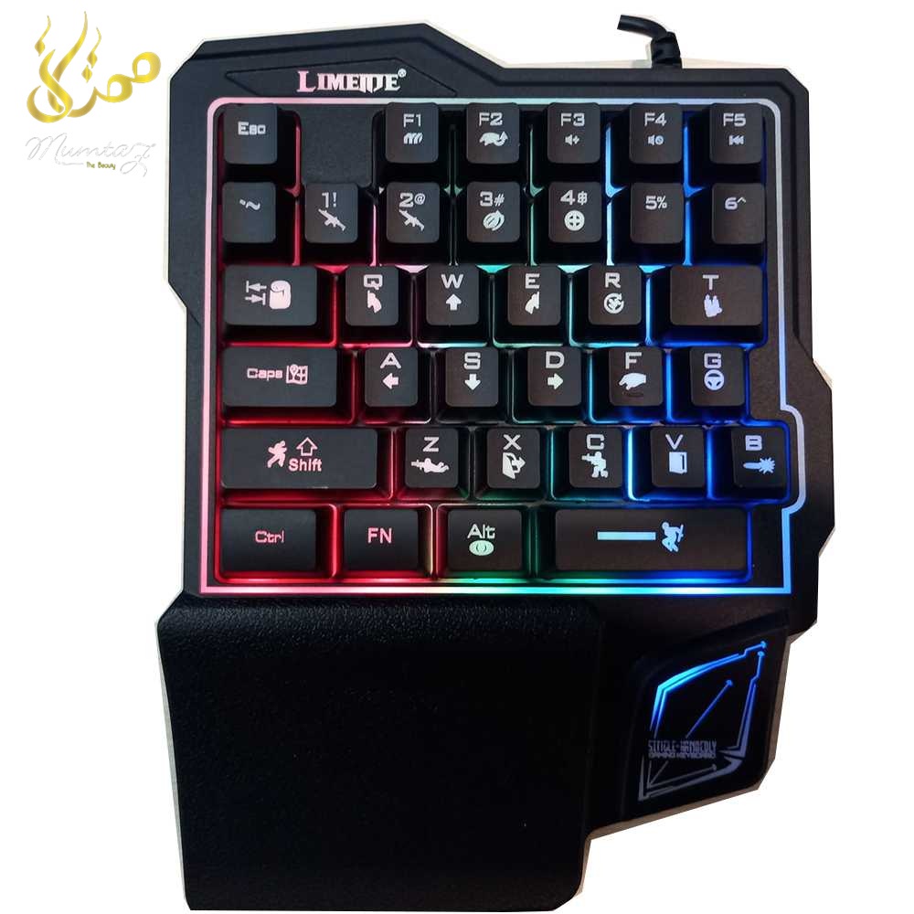 Jual LIMEIDE Single Hand Gaming Keyboard RGB 35 Keys - GK103 [ Baasith ...