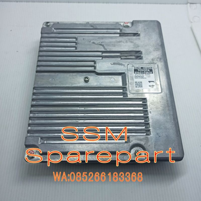 Jual Ecu Computer Komputer Toyota Innova Reborn Diesel 89661-F0410 ...