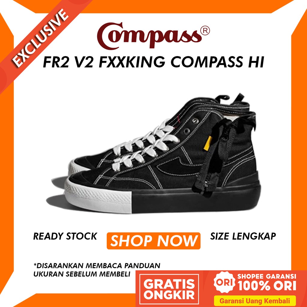 Jual Sepatu Compass FR2 Proto V2 Edisi Indonesia Hi Original | Shopee ...