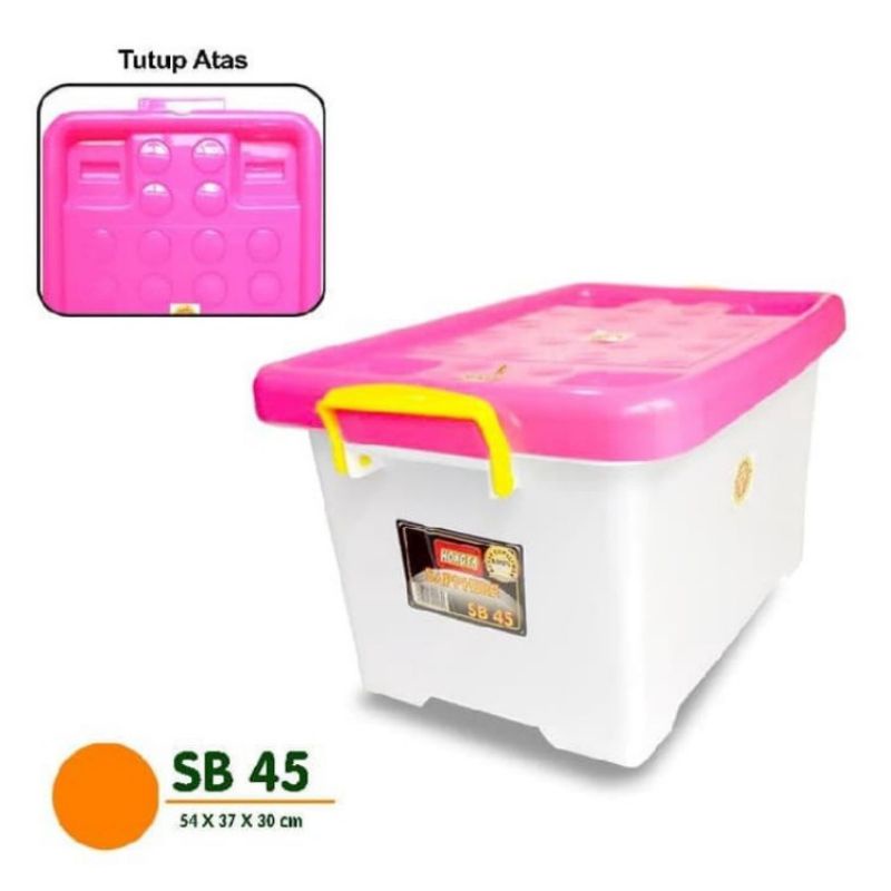 Jual HONGTA - Container Kontainer Kapasitas 31 LITER Storage Box SB 45 ...