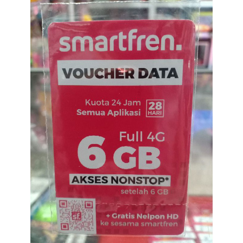 Jual Voucher data smartfren 6 gb ( 28 hari) | Shopee Indonesia