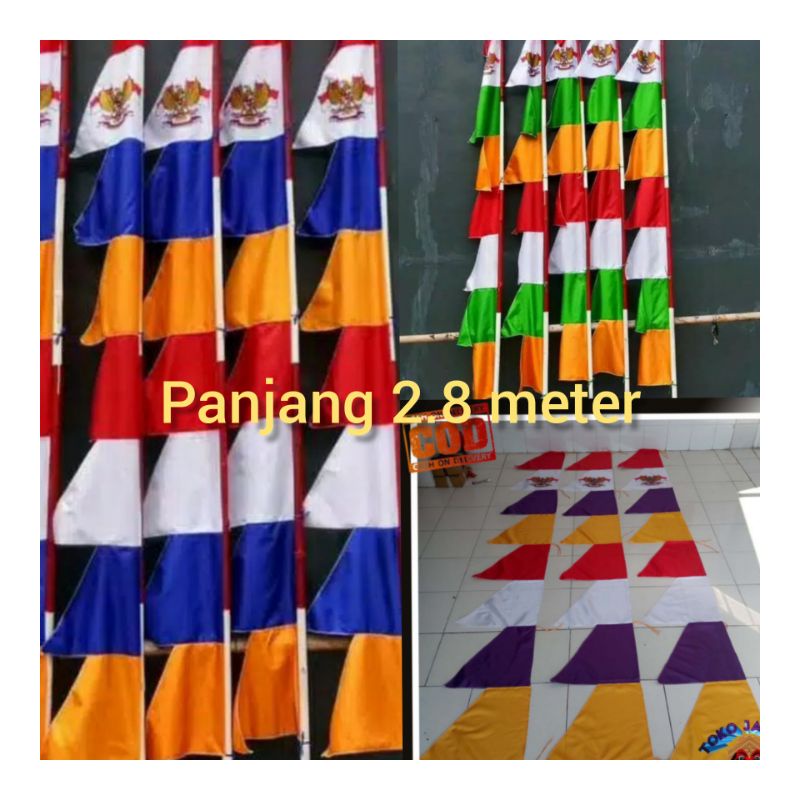 Jual Grosir Layar bendera Indonesia merah putih garuda 3 & 4 meter ...